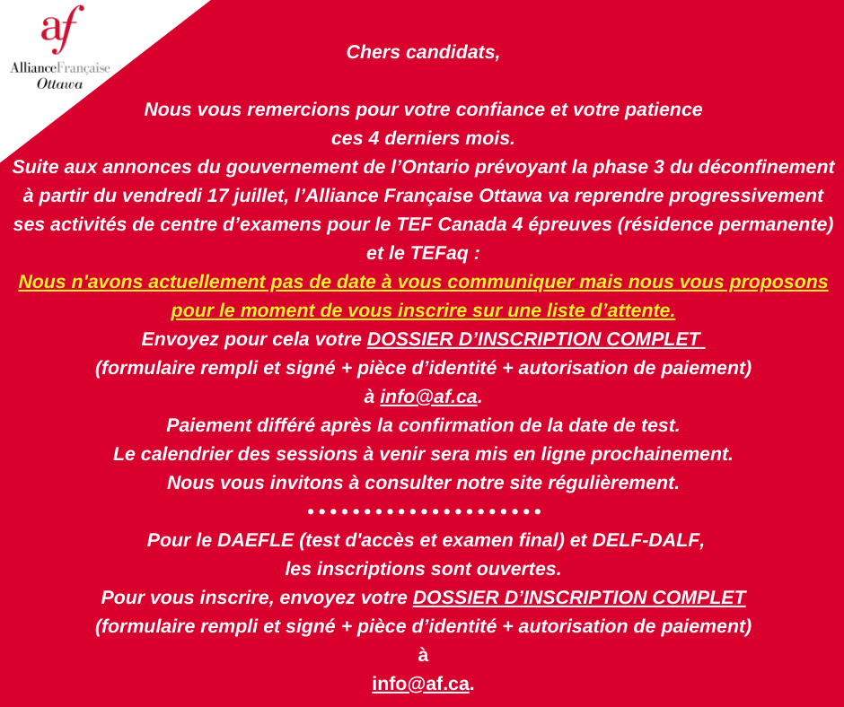 test - Alliance Française Ottawa
